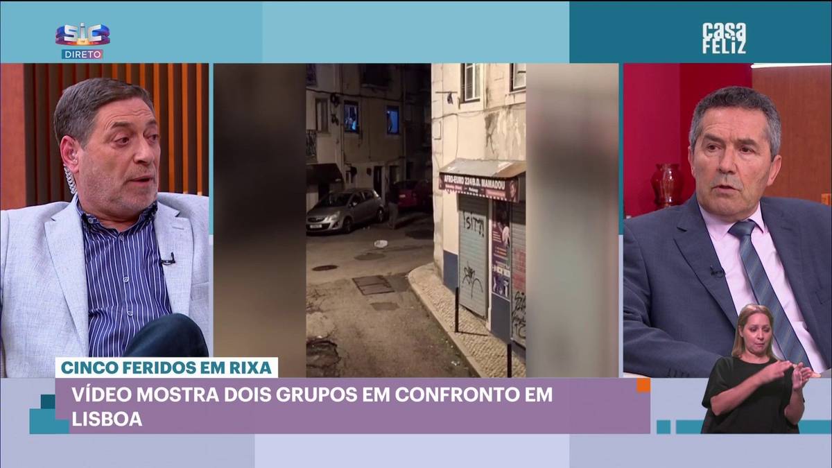 "O coração de Lisboa ficou assim" - Imagens inéditas de rixa na capital