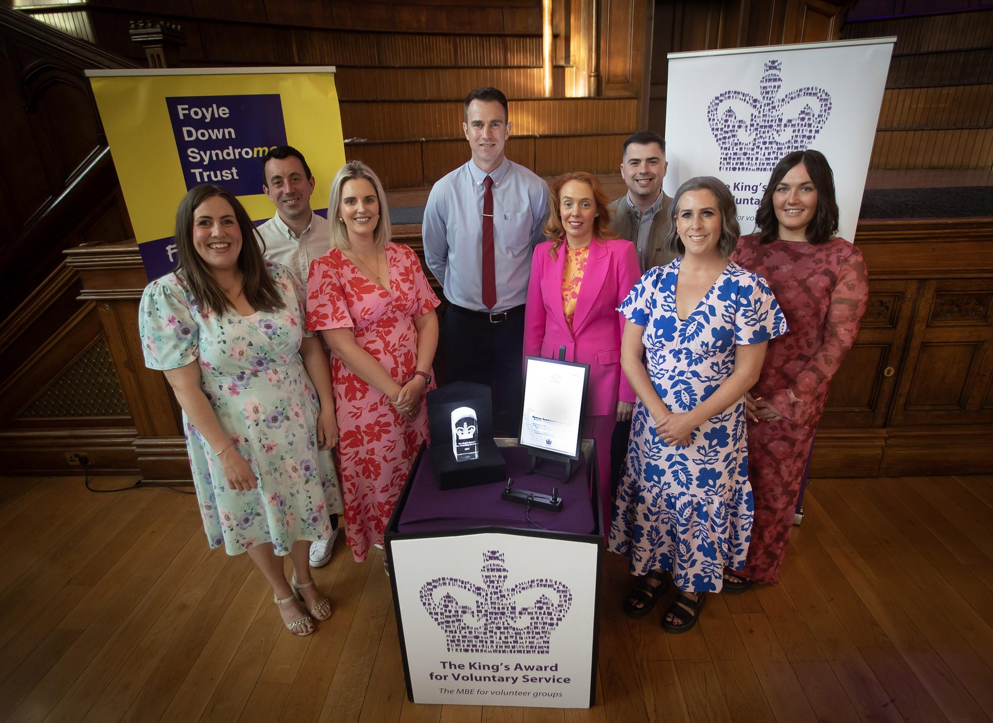 11 brilliant photos of Foyle Down Syndrome Trust receiving King's award