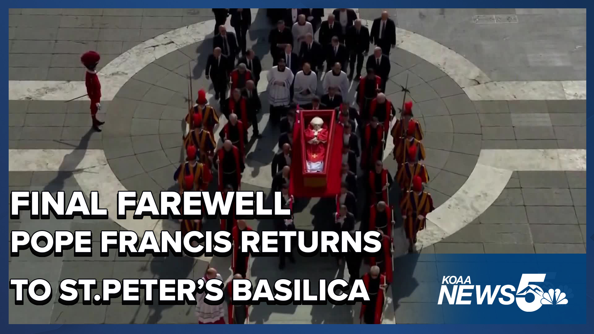Final Farewell: Pope Francis Lies in State at St. Peter's Basilica