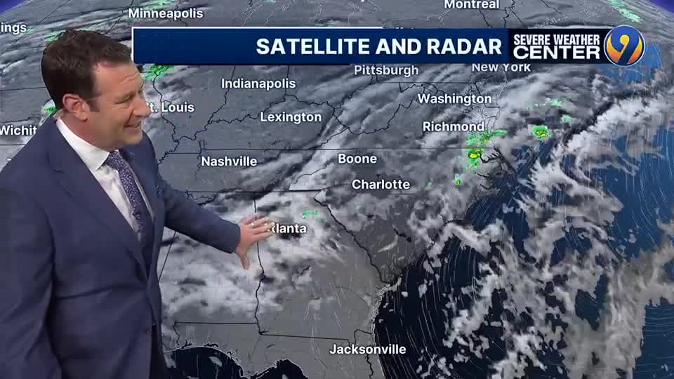 Wednesday morning's forecast with Meteorologist Keith Monday