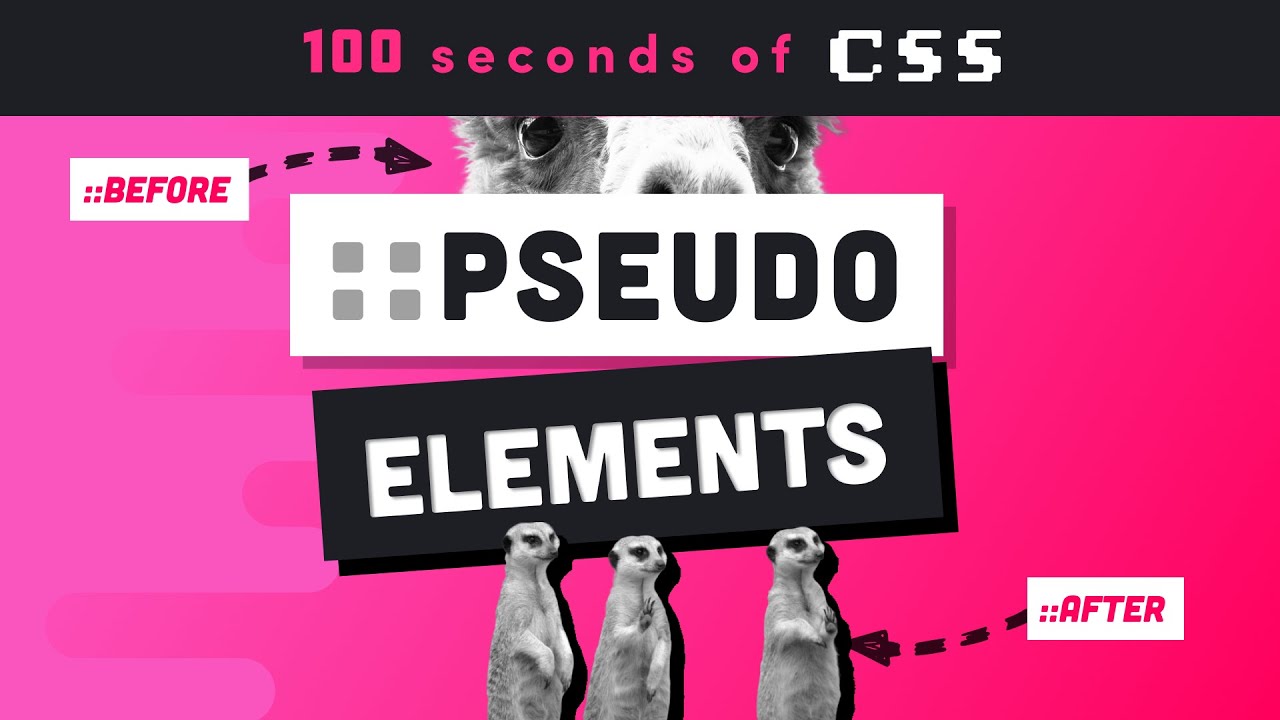 CSS Pseudo-elements Explained in 100 Seconds