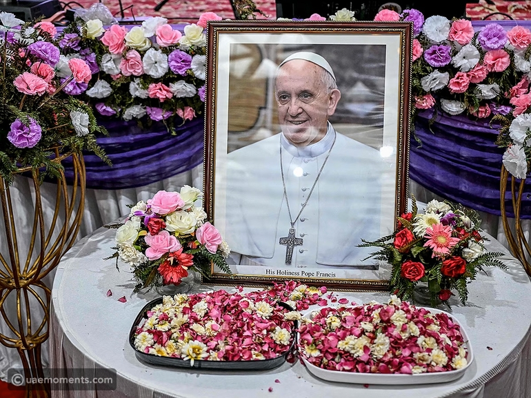 St. Mary's Church in Dubai to Host Memorial for Pope Francis