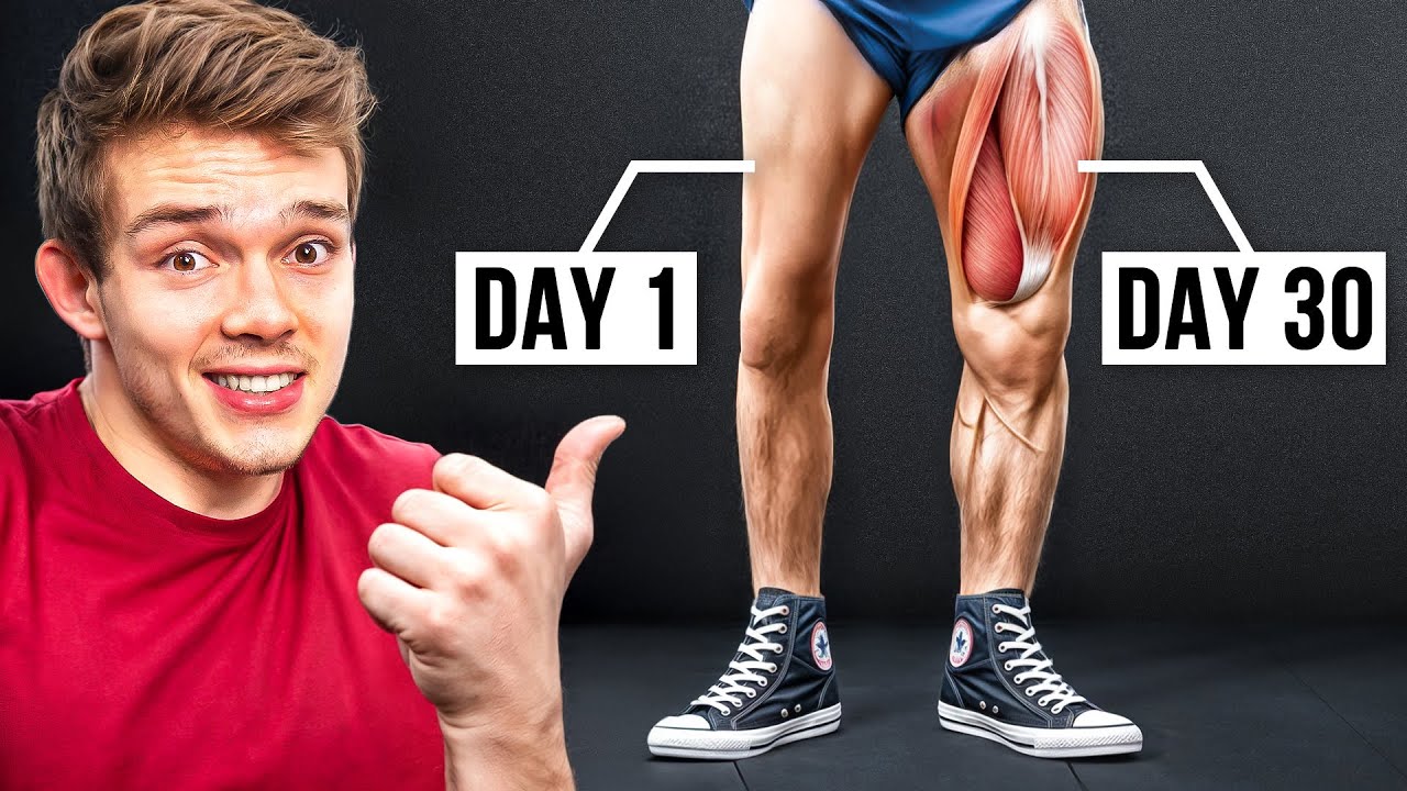This is What 100 Squats a Day Did to Our Legs
