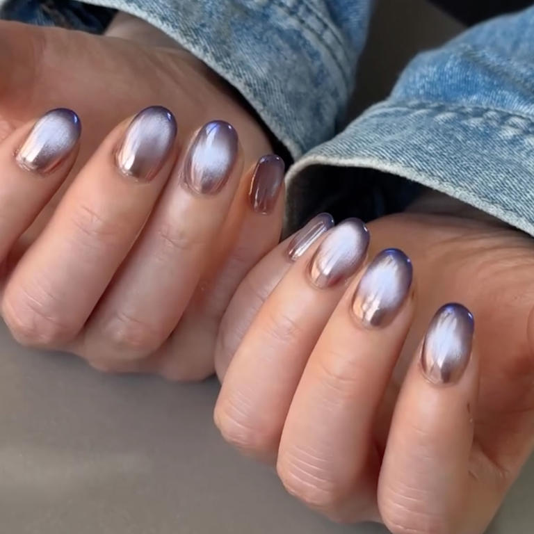 The Viral Oyster Nails Trend That's Going To Be Popular This Summer