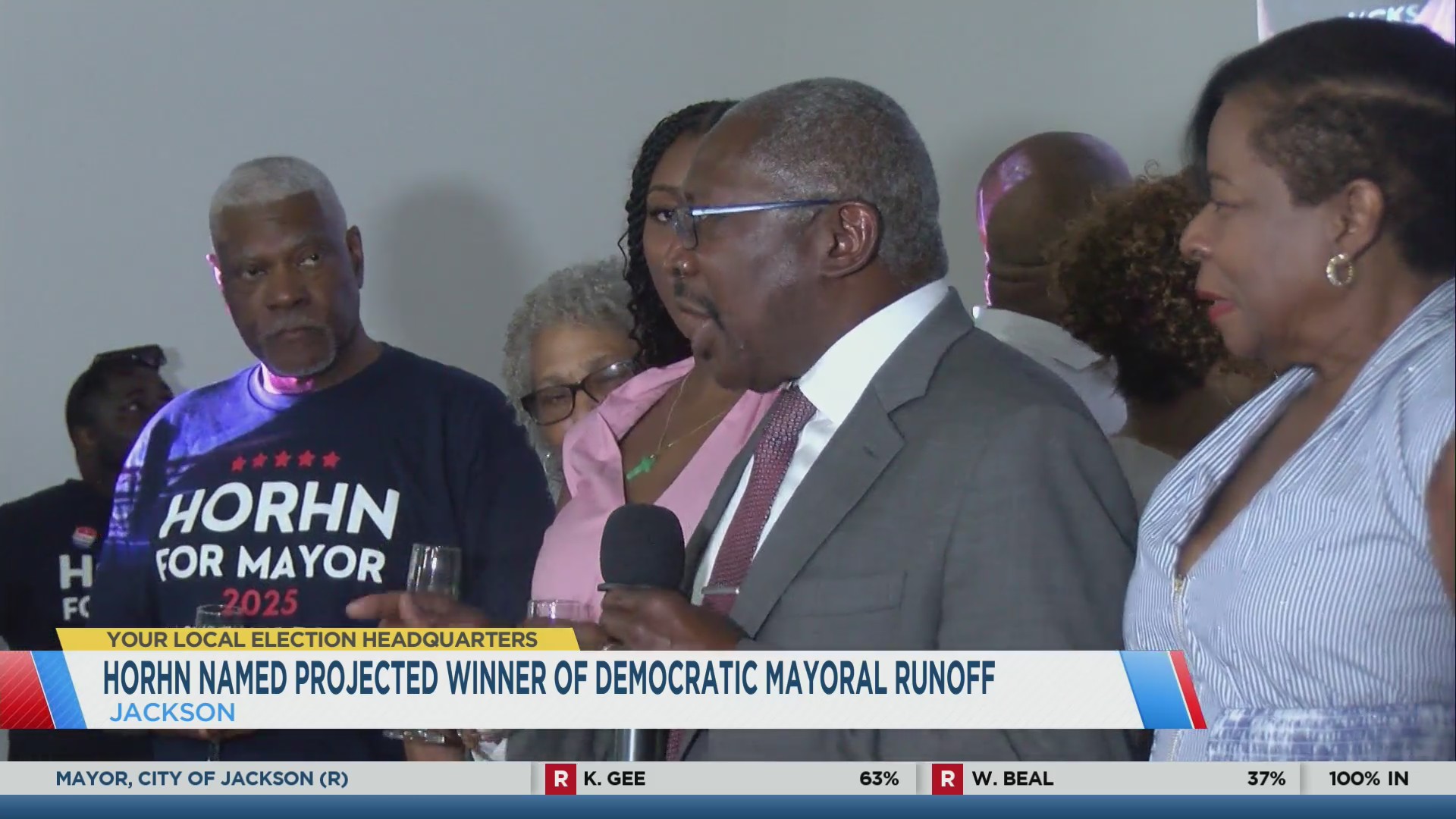 Horhn is projected winner of Jackson Democratic mayoral primary runoff