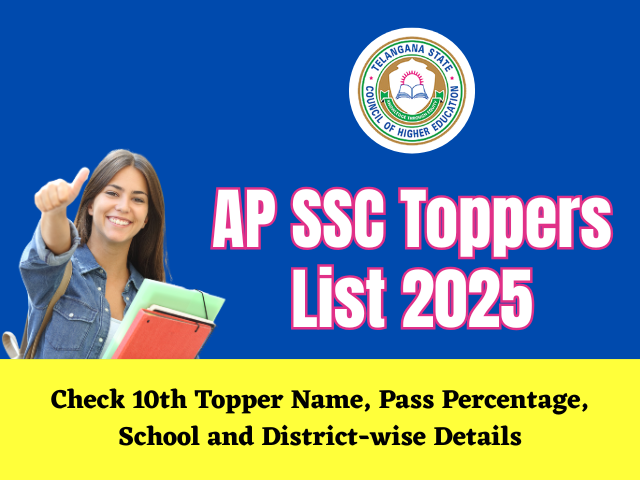 AP SSC Toppers List 2025: Check 10th Topper Name, Pass Percentage ...
