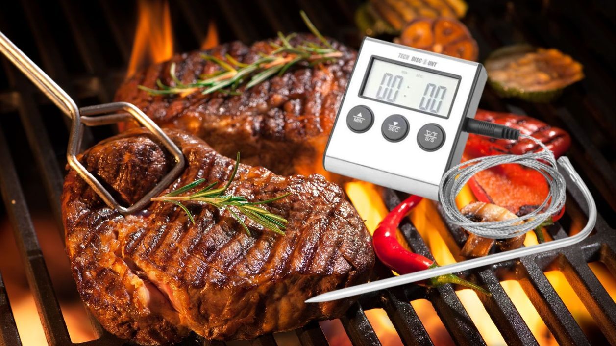 Des aliments cuits à la perfection avec ce thermomètre de cuisson à ...