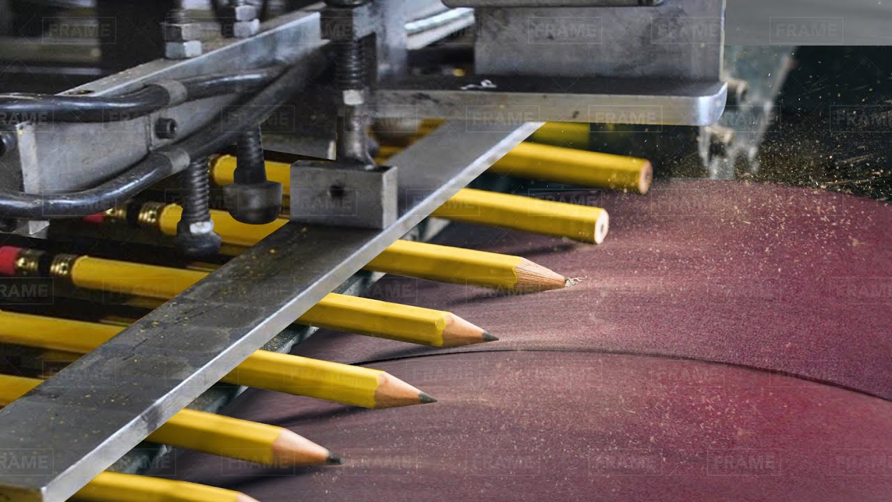The fascinating method behind the production of millions of pencils daily