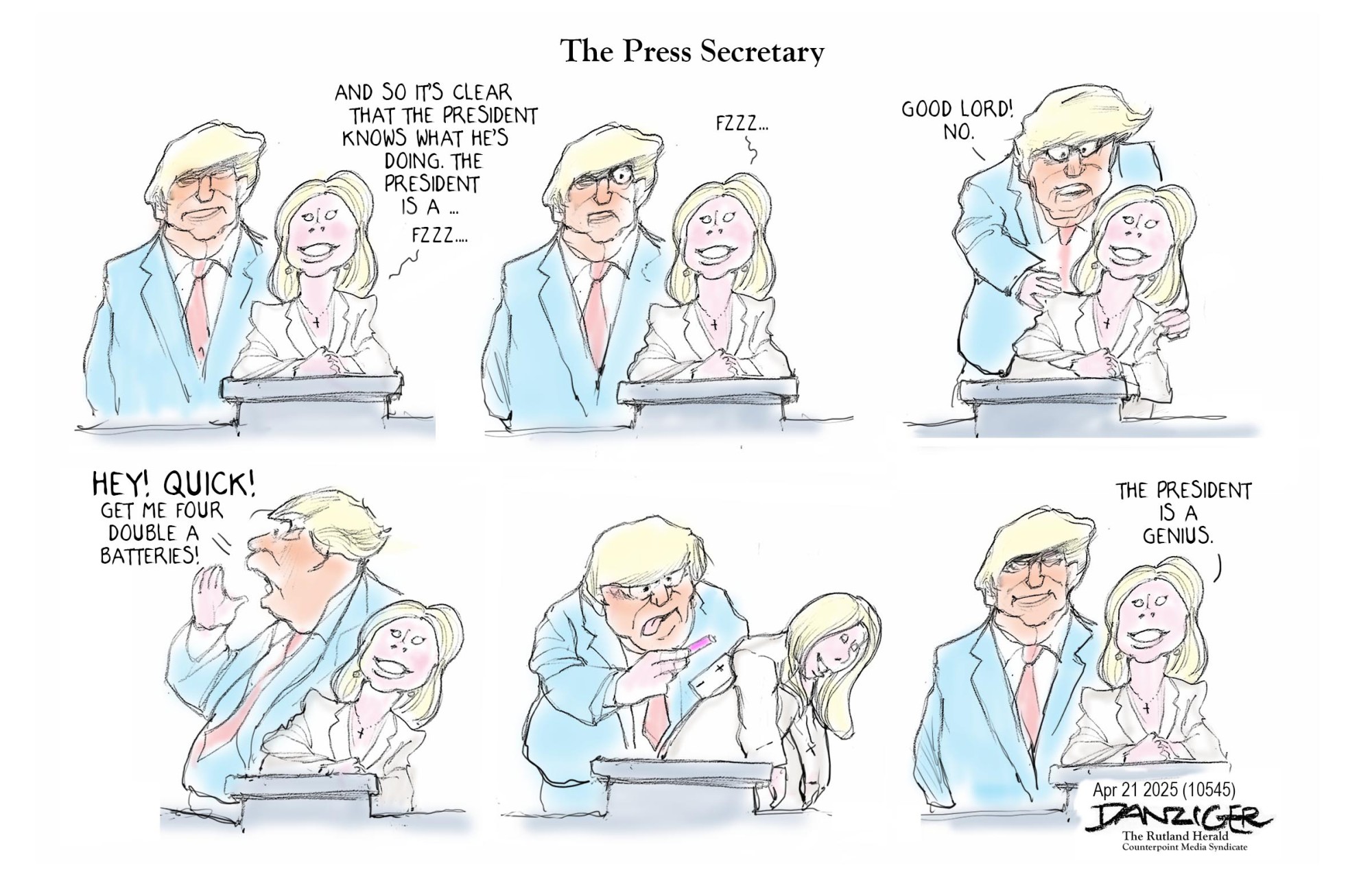 The Latest Political Cartoons From Jeff Danziger