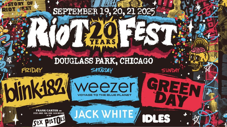 Blink-182, Weezer, Green Day, Sex Pistols, Knocked Loose, The Beach Boys and more to play Riot ...