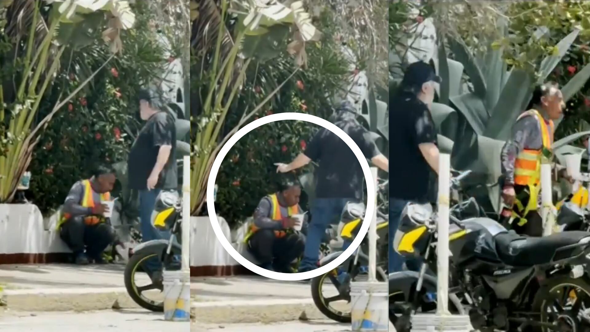 VIDEO: Exhiben a turista gringo que corre a albañil por comer en vía ...