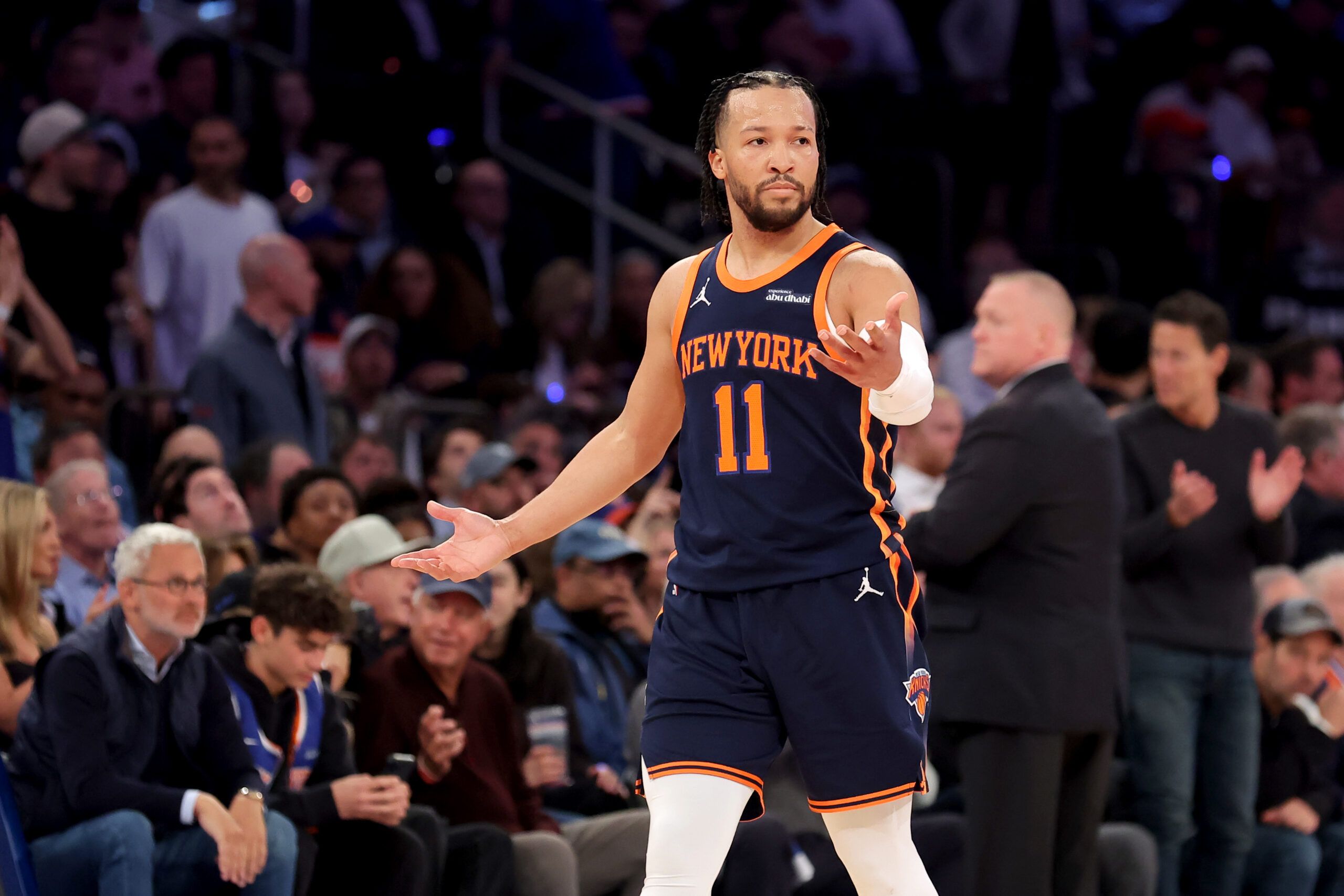 Knicks’ Jalen Brunson under scrutiny for foul-baiting