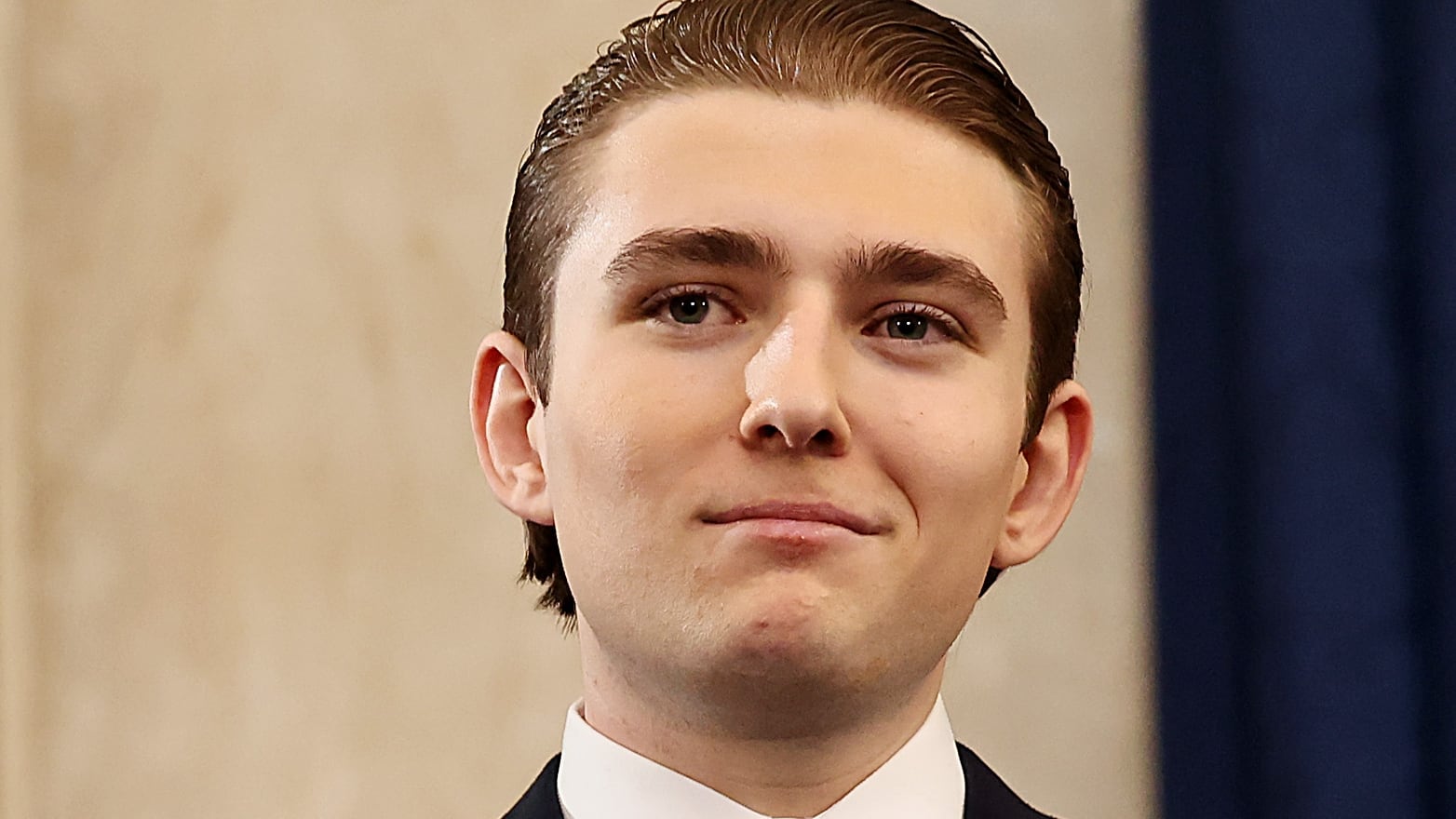 Barron Trump Shows Off New Look Outside NYU Campus