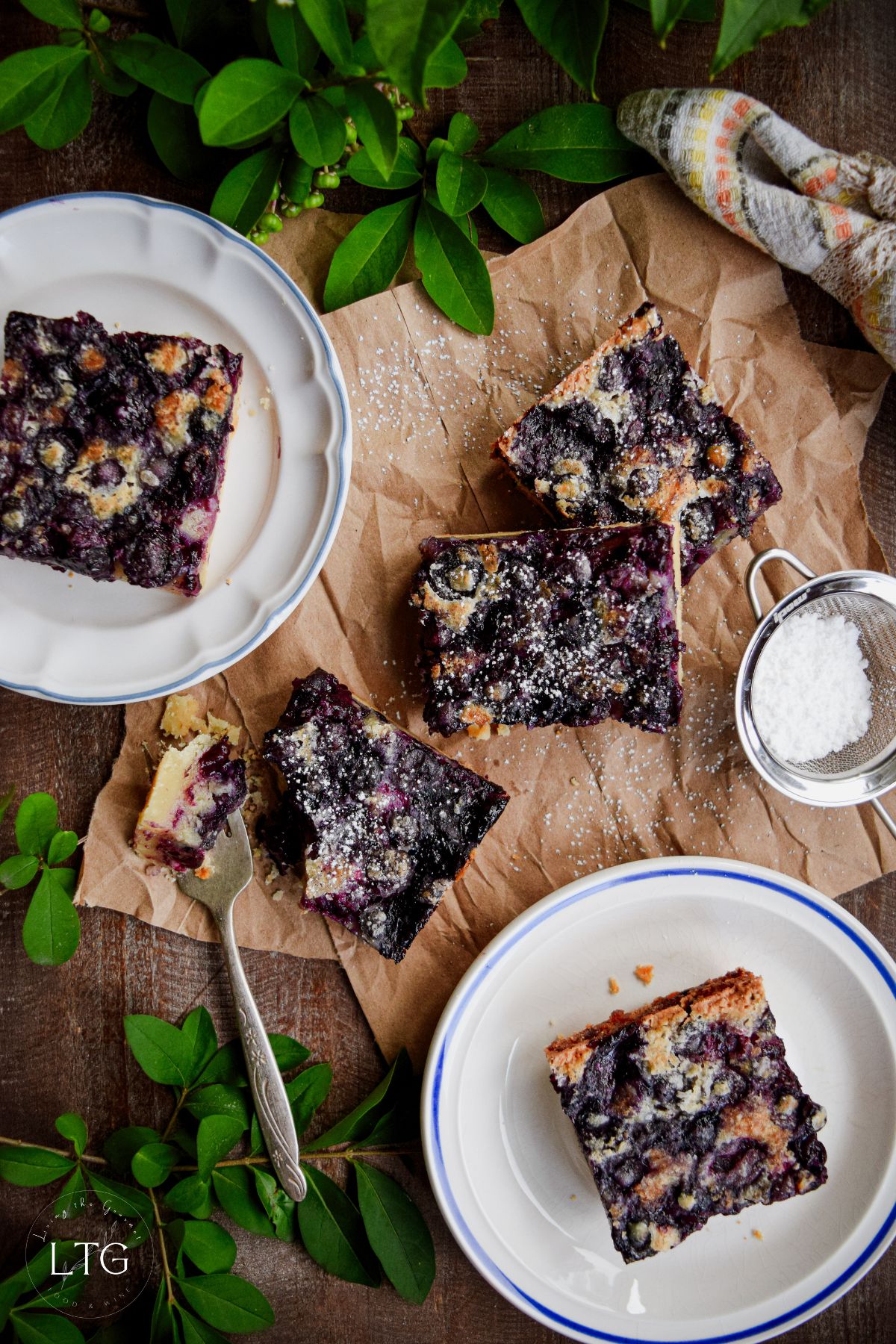 Blueberry Shortbread Bars