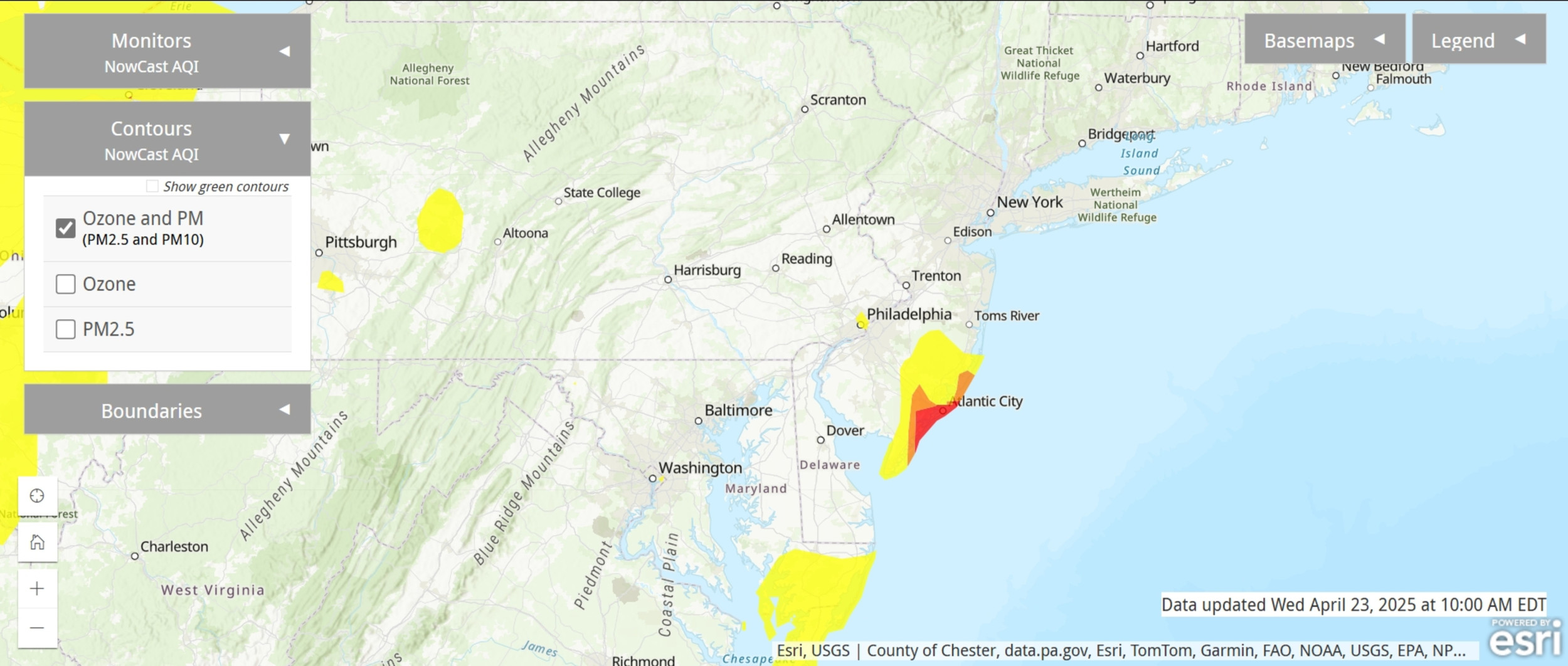 Officials Warn 70,000 People in New Jersey Against Going Outside