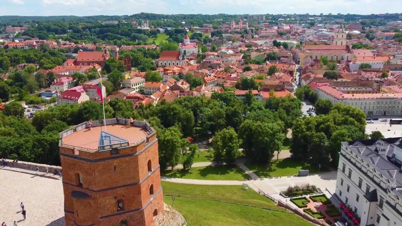 Discovering Vilnius: Captivating Drone Views of Lithuania's Heart