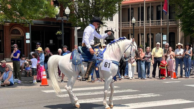Horses take center stage at annual Franklin Rodeo parade