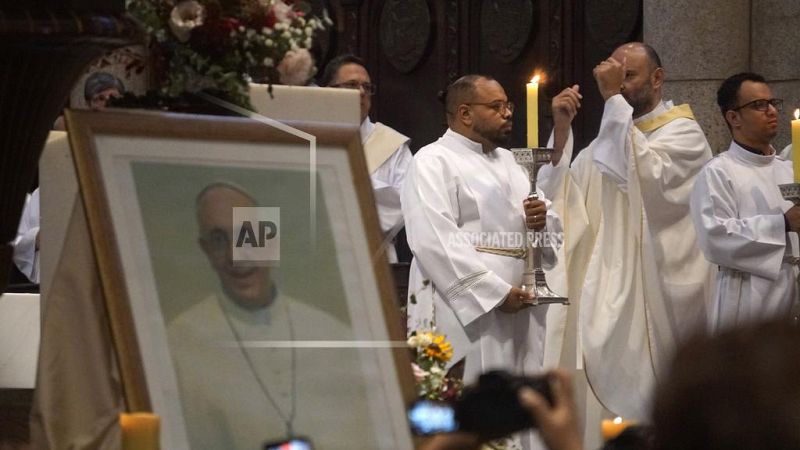 Afrique du Sud : une messe d'adieu à l'endroit du Pape François