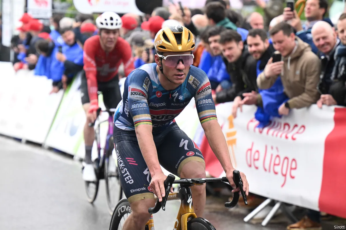 Soudal Quick-Step reed 'vervelend' in dienst van Evenepoel: 'Ik had ...