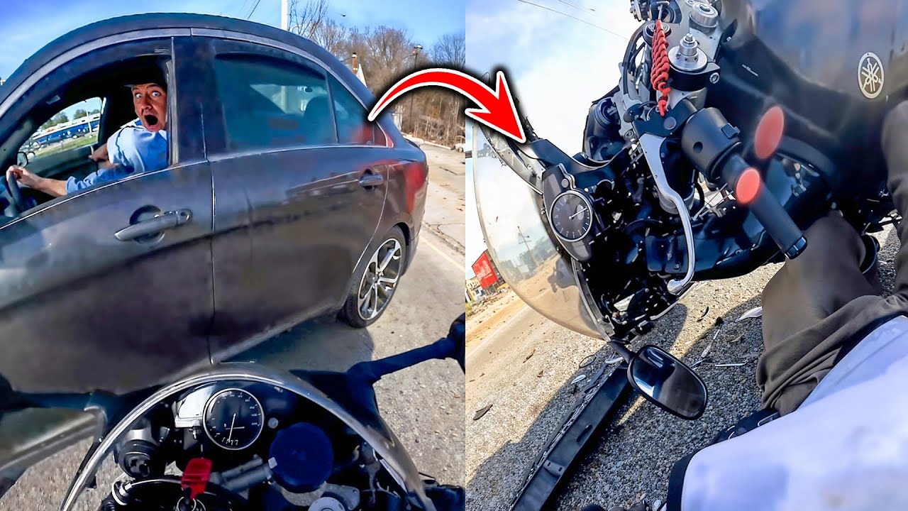 Crazy Motorcycle Fails and Close Calls! 😱