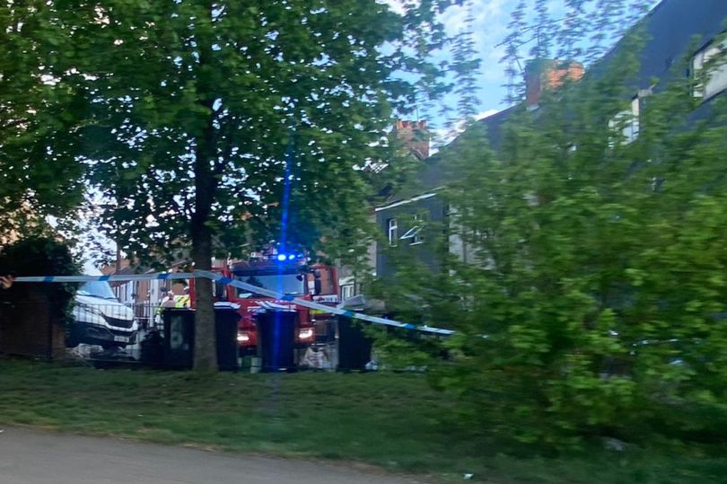 Cordon remains around part of Nuneaton street after devastating fire