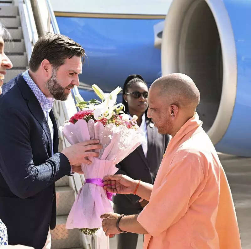 US vice president JD Vance, family visit Taj, accorded warm welcome by ...