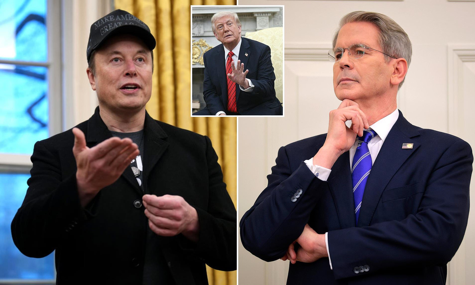 Explosive moment Elon Musk got into yelling match with one of Trump's ...