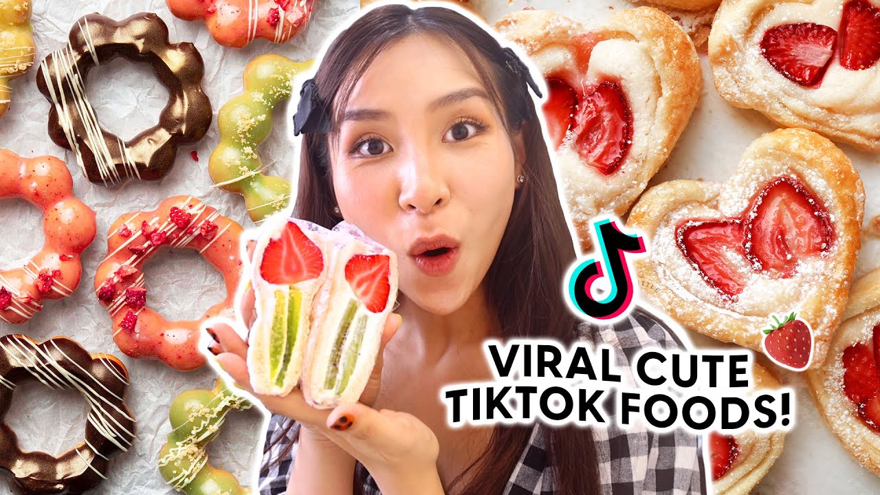 I Make Viral Foods! *so cute & delicious* 🍩🍓