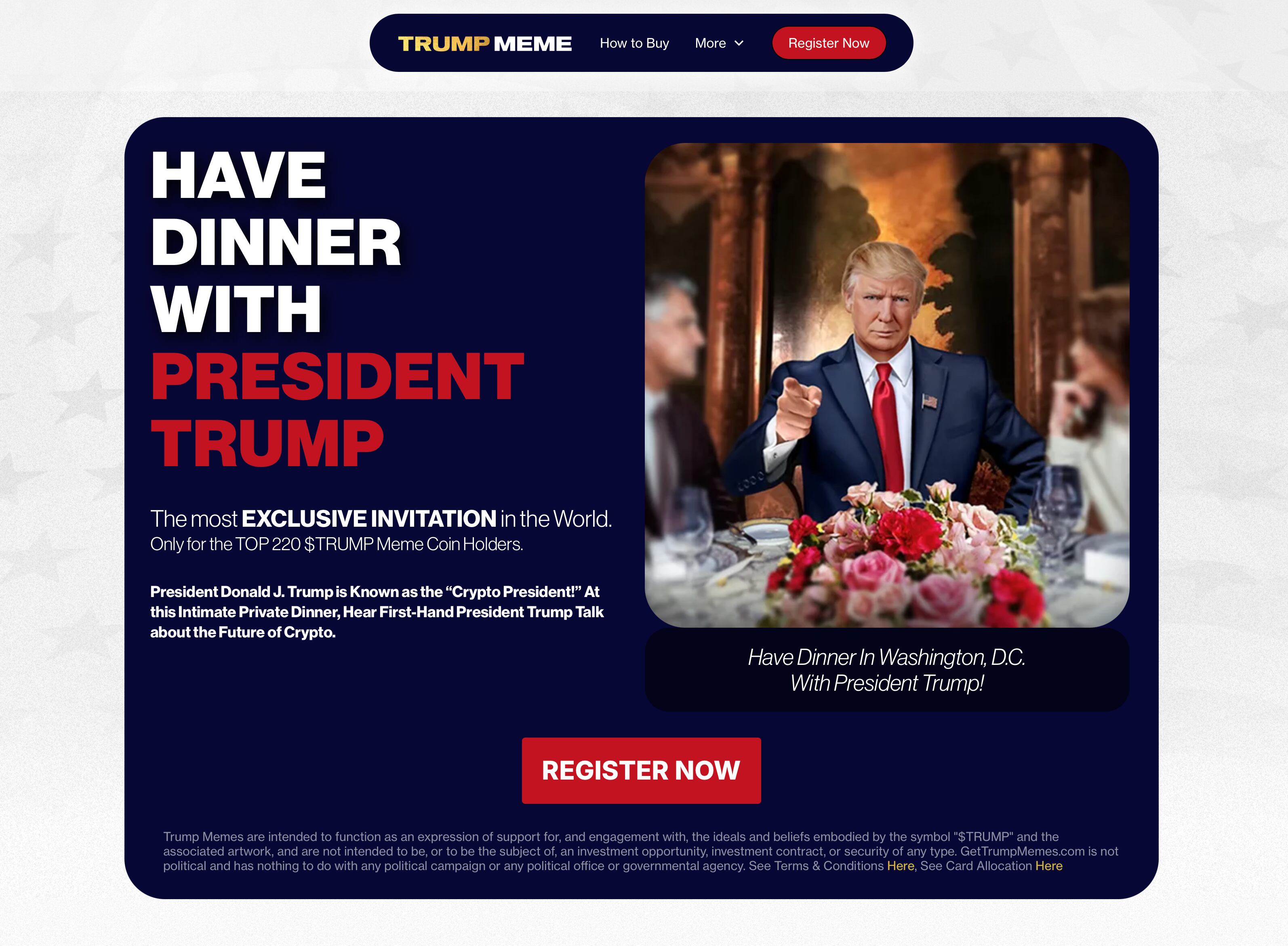 Trump Uses Crazy AI Portrait to Push Latest Meme Coin Cash-in Scheme