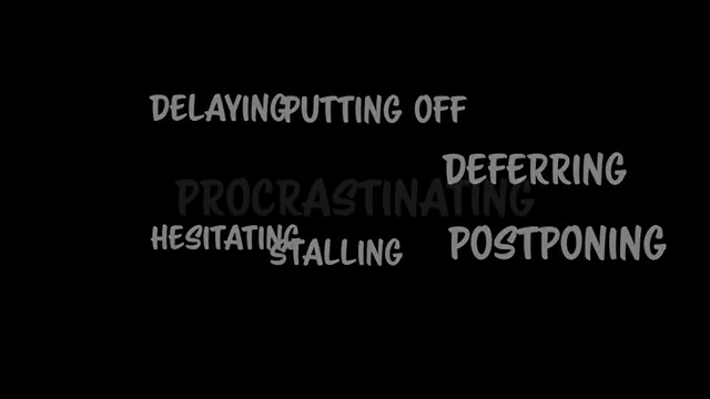 No More Excuses! Steps To Stop Procrastinating