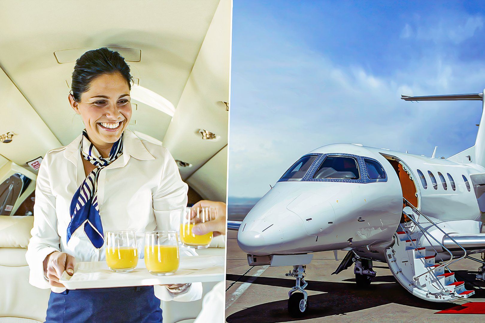 A Look At The Salaries Of Private Jet Flight Attendants In The US