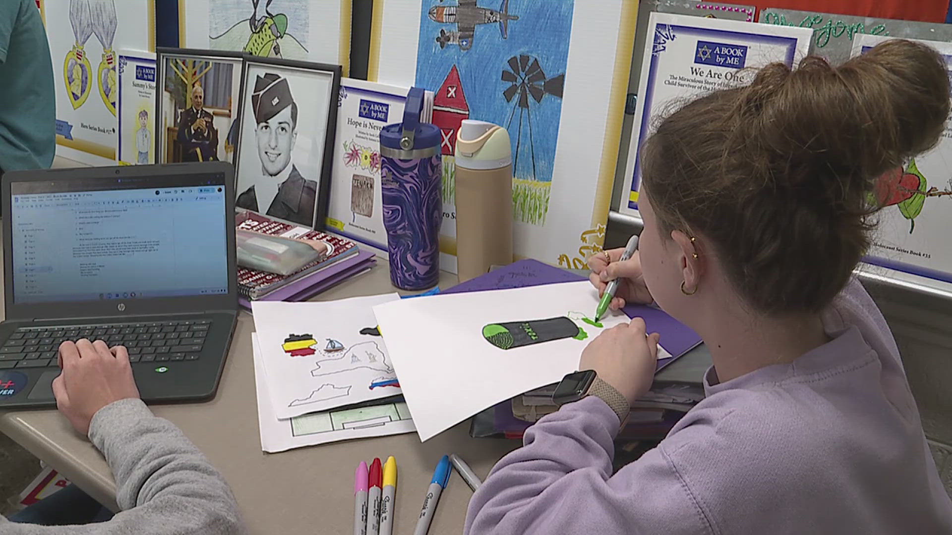 Rockridge students documenting Holocaust history from firsthand accounts