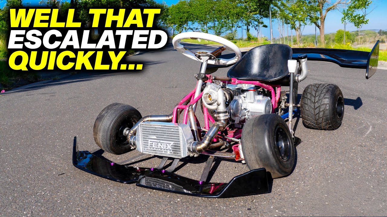 150cc Turbo Go Kart Gets Ridiculous Aero! Part 2