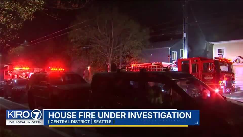 VIDEO: Seattle house fire under investigation