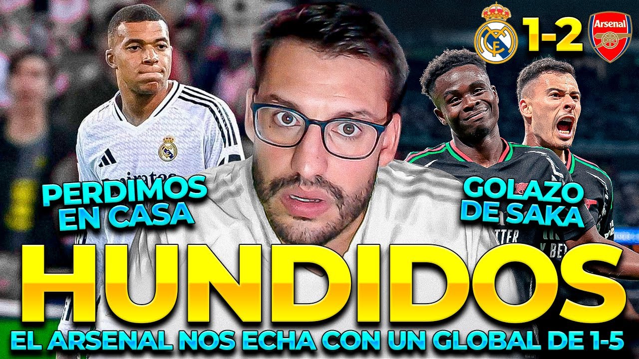 Golazo de Saka y Nos Llevamos una Paliza Global de 1-5 vs Arsenal | No Jugamos a Nada | Champions