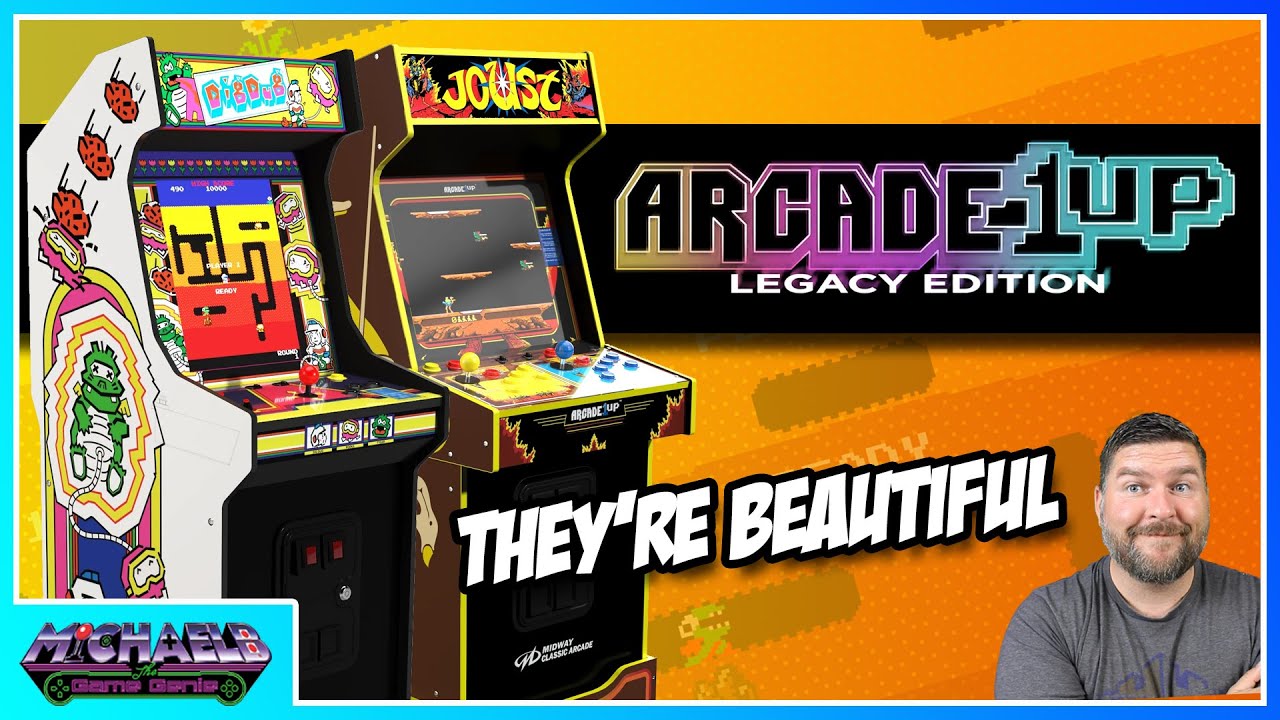 Arcade1Up Leaked Dig Dug and Joust Legacy Editions