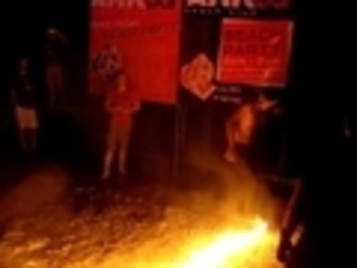 Fire Skipping Rope Jump Rope Fail