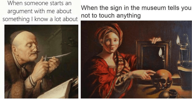 33 Classical Art Memes That Would Definitely Get Us Kicked Out of the Louvre