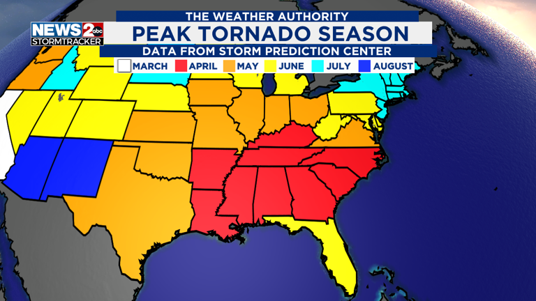 ‘Dixie Alley’ has seen more tornadoes than Tornado Alley so far this year