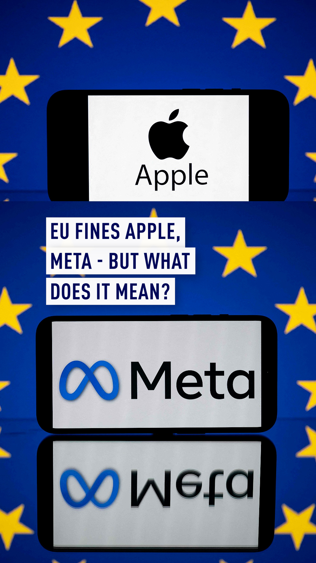 EU announces Apple and Meta fines