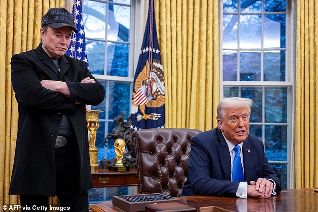 Explosive moment Elon Musk got into yelling match with one of Trump's ...