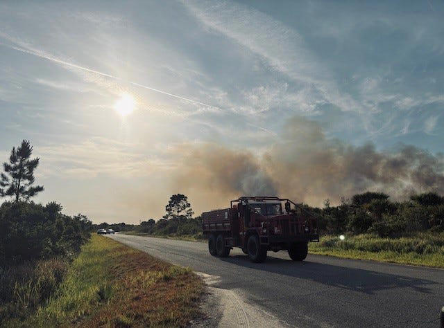 Multiple brush fires break out across Palm Bay, causing some evacuations