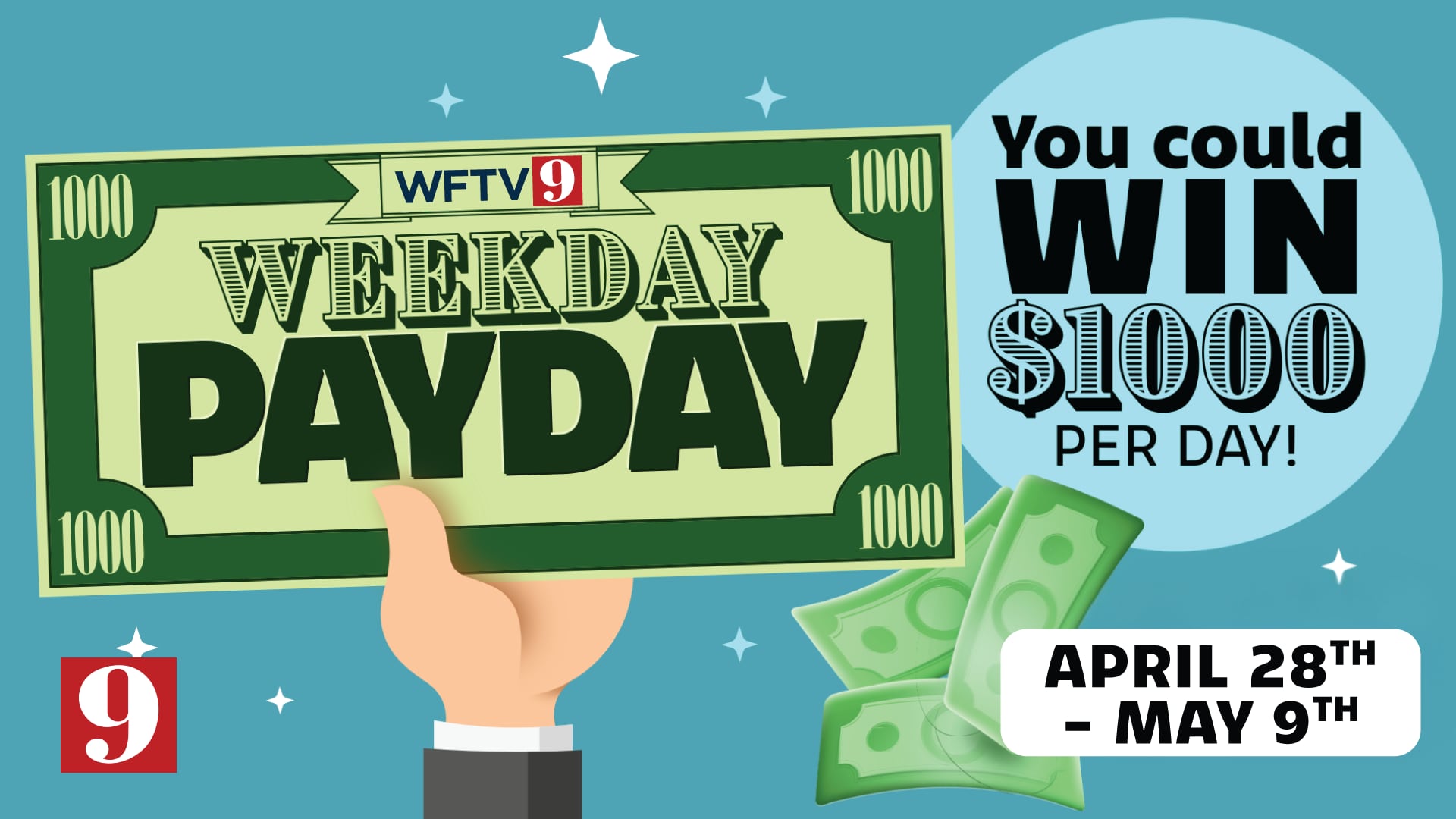 Weekday Payday: You Could Win $1,000