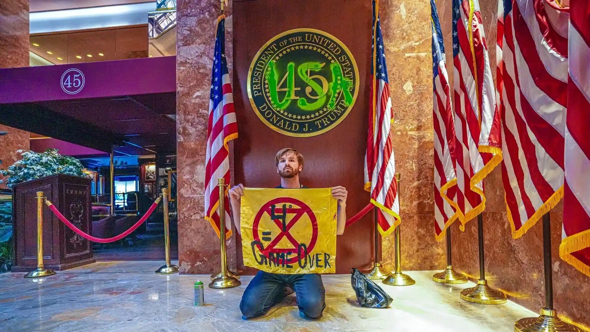 Protestor Reveals Why He Spray-Painted ‘USA’ on Trump Tower