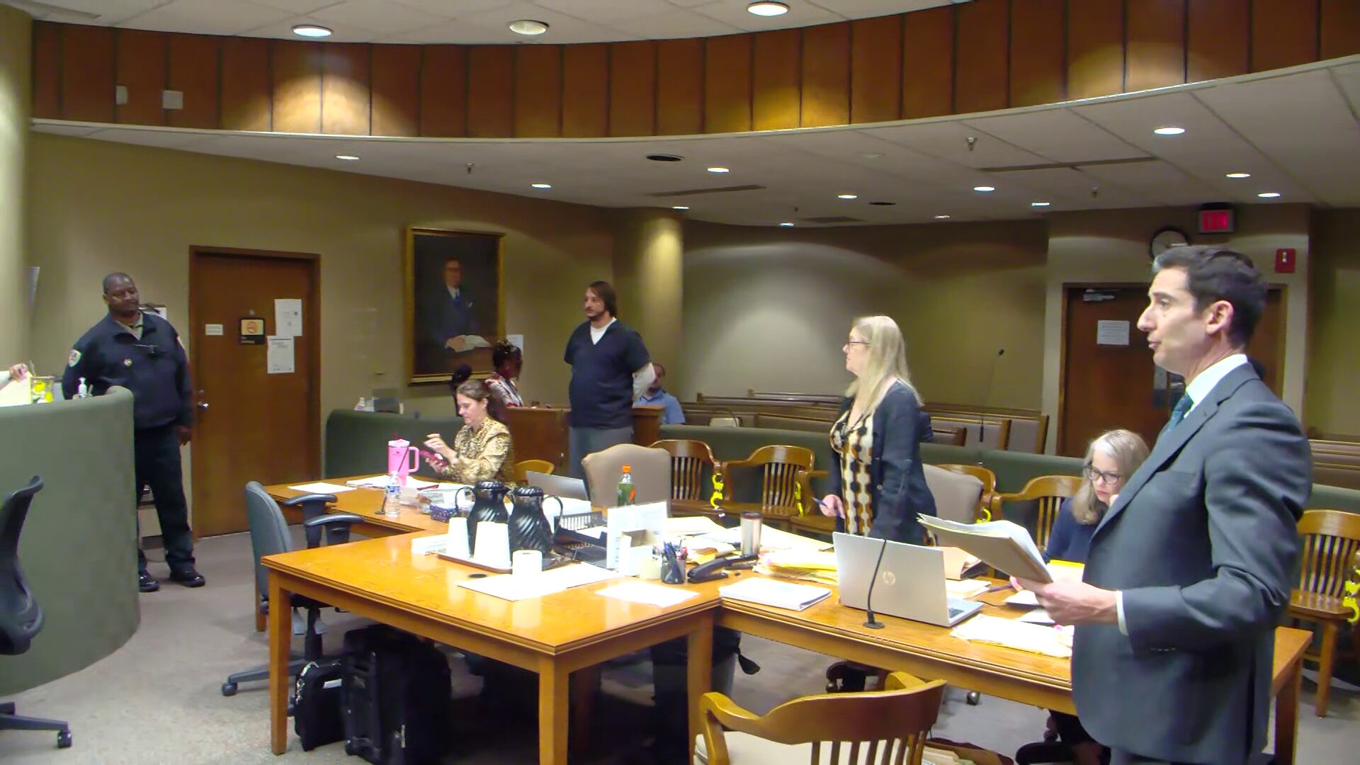 U.S. Army veteran undergoing Mental eval