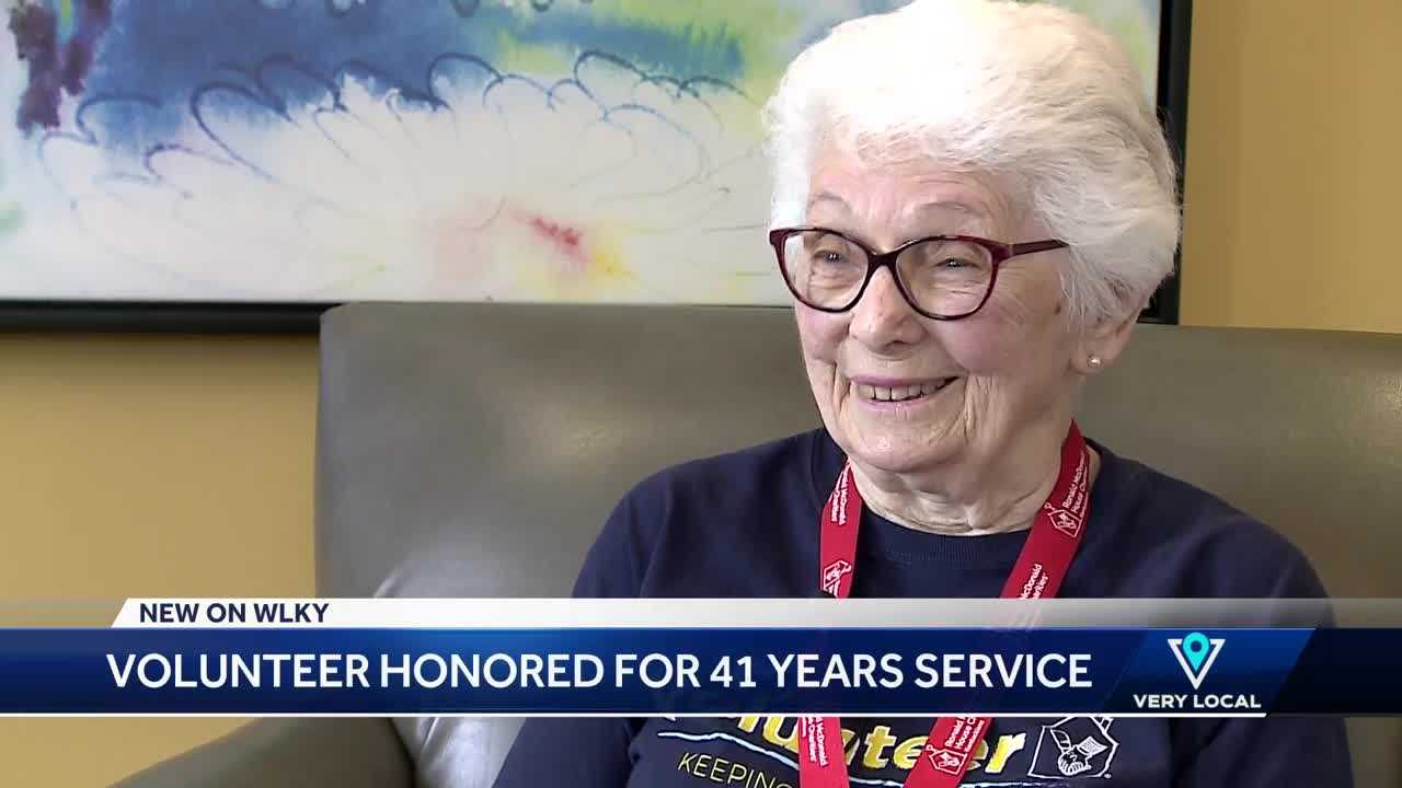 92-year-old Louisville woman honored for 41 years of service
