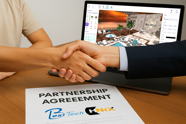 베스트텍, HNIX와 3D 저작도구 '모델릭' 파트너십 체결…에듀테크 시장 공략 박차