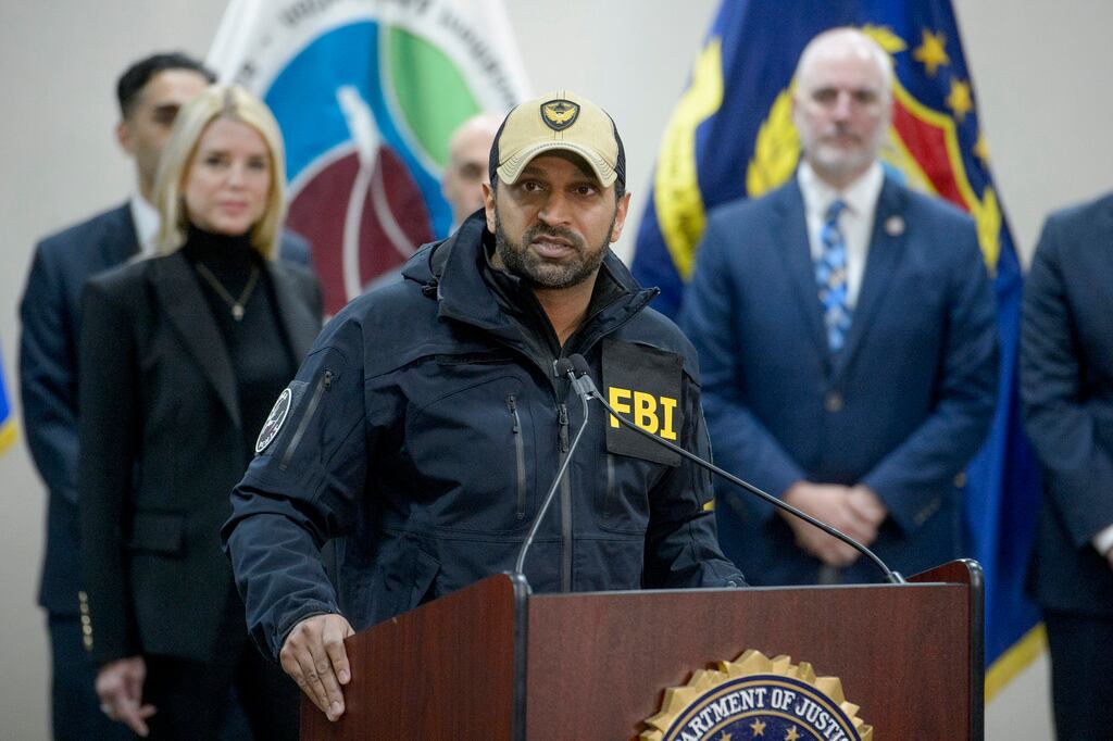 FBI Director Kash Patel, Alabama Senators speaking from Redstone Arsenal