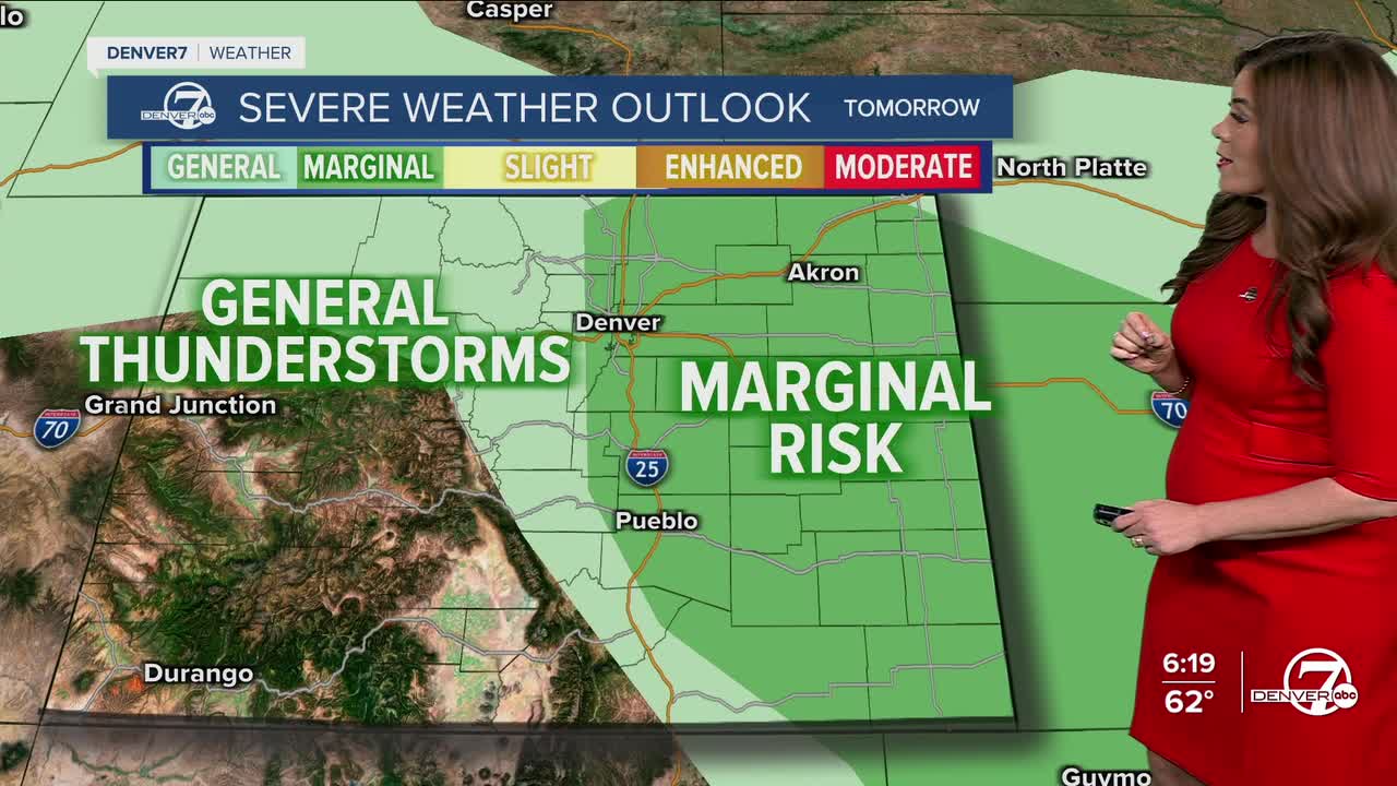 Severe storms to rumble across Denver metro, E. Plains Thursday