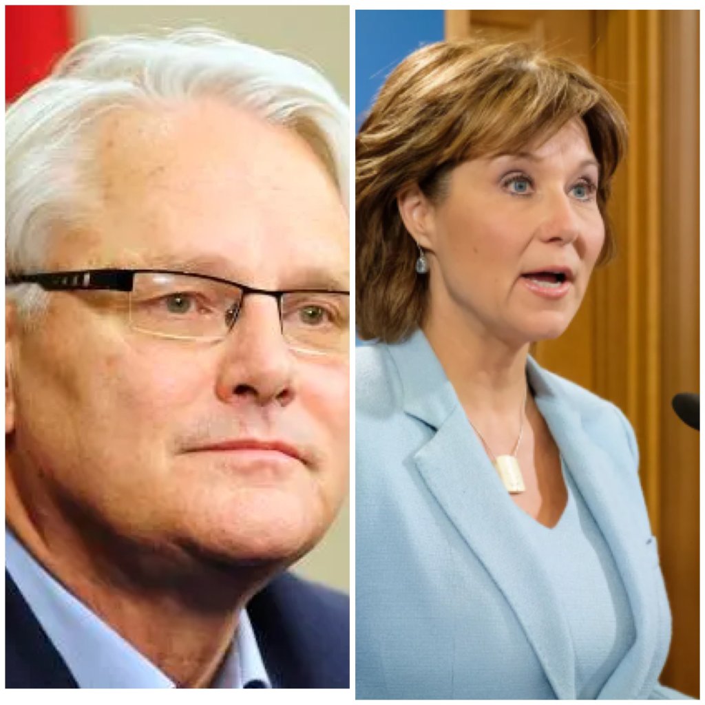 Former BC Liberal premiers endorse opposing election candidates in Kelowna